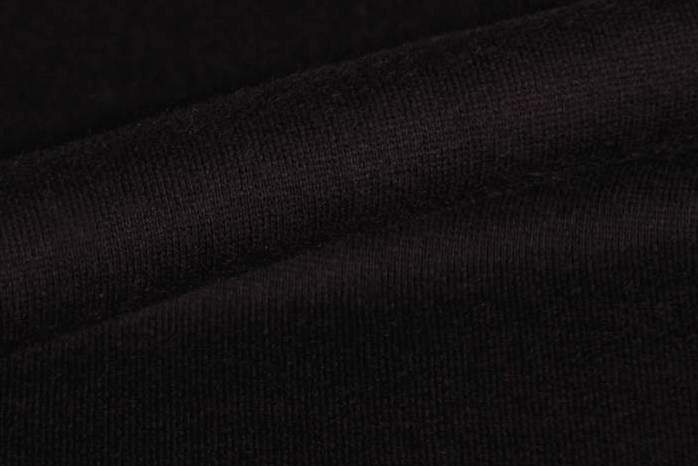 Black sweater fabric GOTS Bo Weevil - Pure Coverz organic webshop
